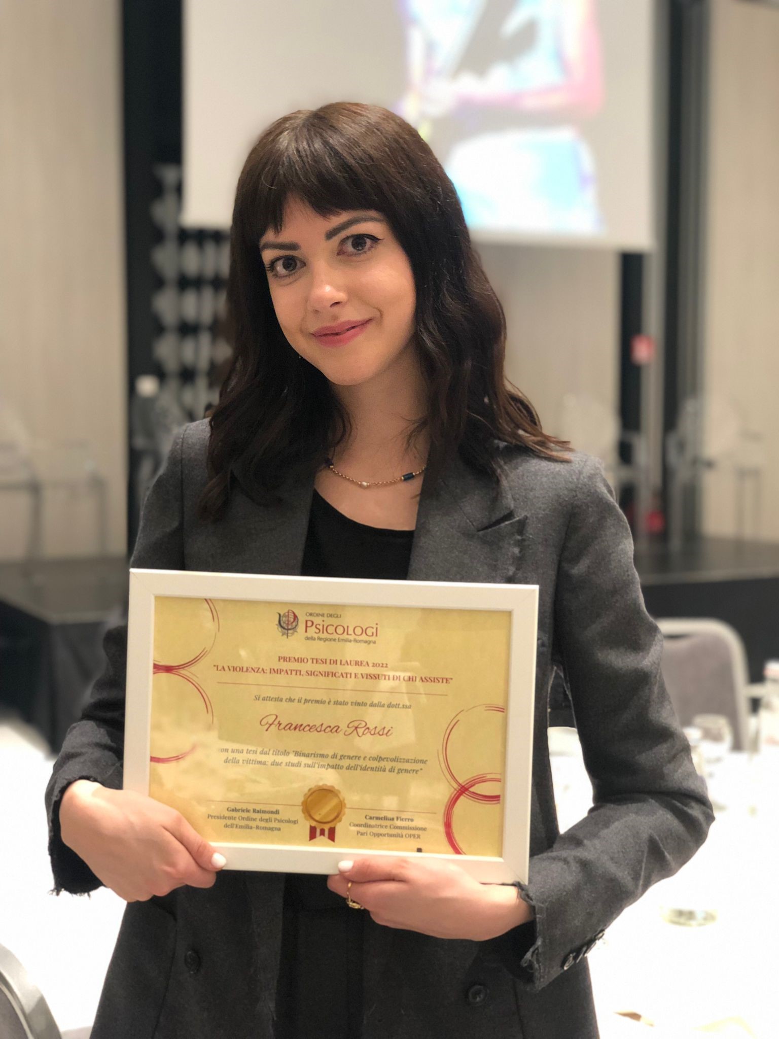 Giornata contro la violenza sulle donne, l’Ordine degli Psicologi dell’Emilia-Romagna premia ...